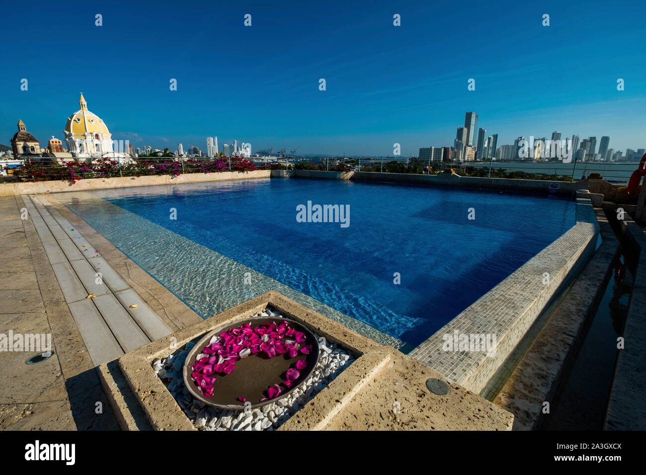 Colombia, Bolivar Department, Cartagena of the Indies, colonial center ...