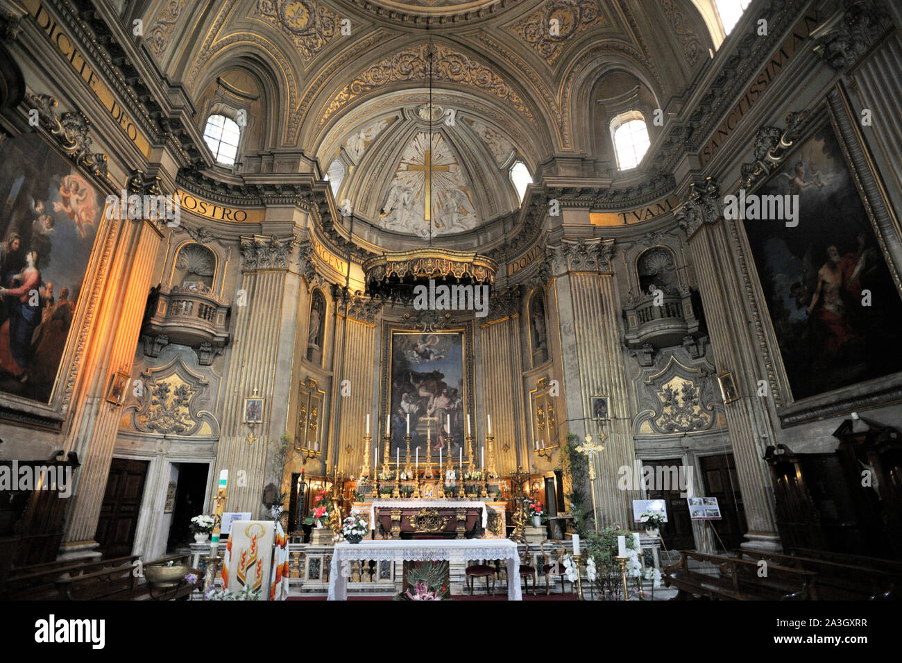Italy, Rome, basilica di Sant'Eustachio in Platana Stock Photo - Alamy