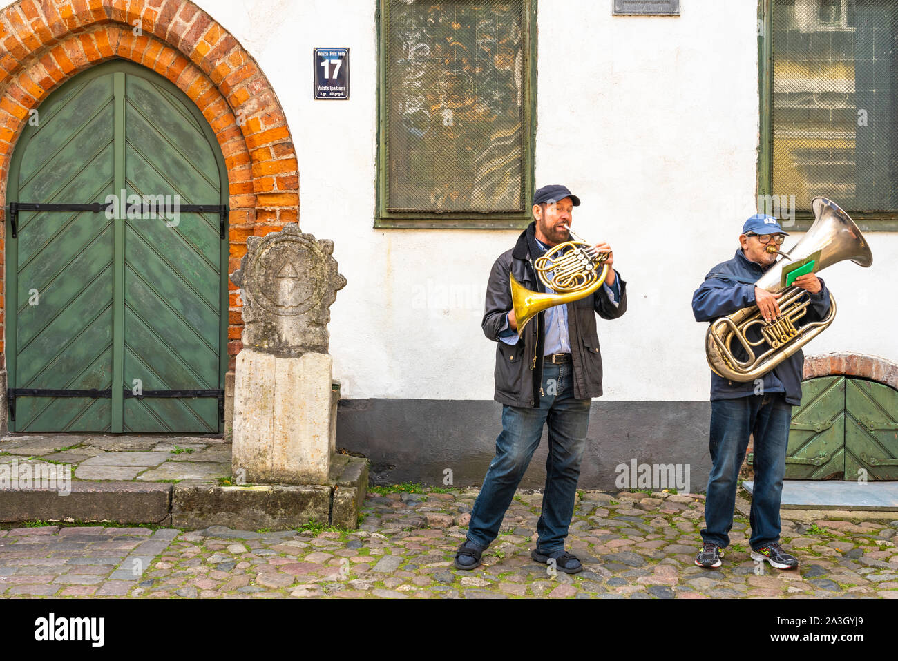 Brass playing hi-res stock photography and images - Alamy