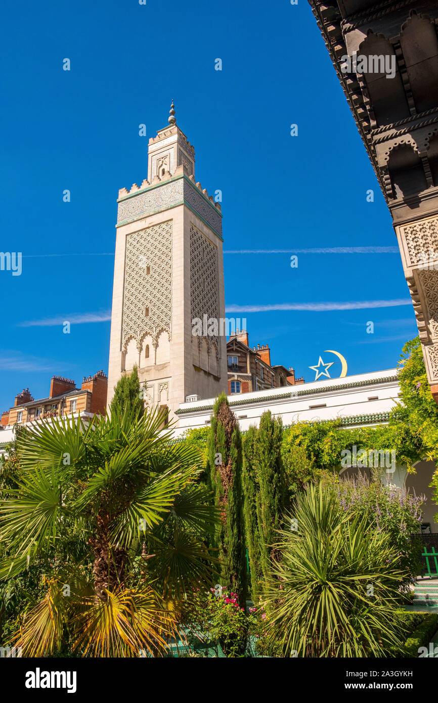 France, Paris, the Great Mosque of Paris Stock Photo - Alamy