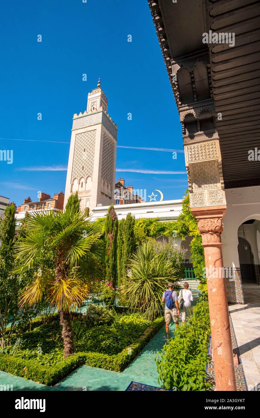 France, Paris, the Great Mosque of Paris Stock Photo - Alamy