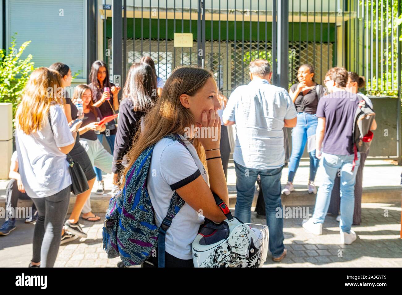 France, Paris, result of Bac Stock Photo - Alamy