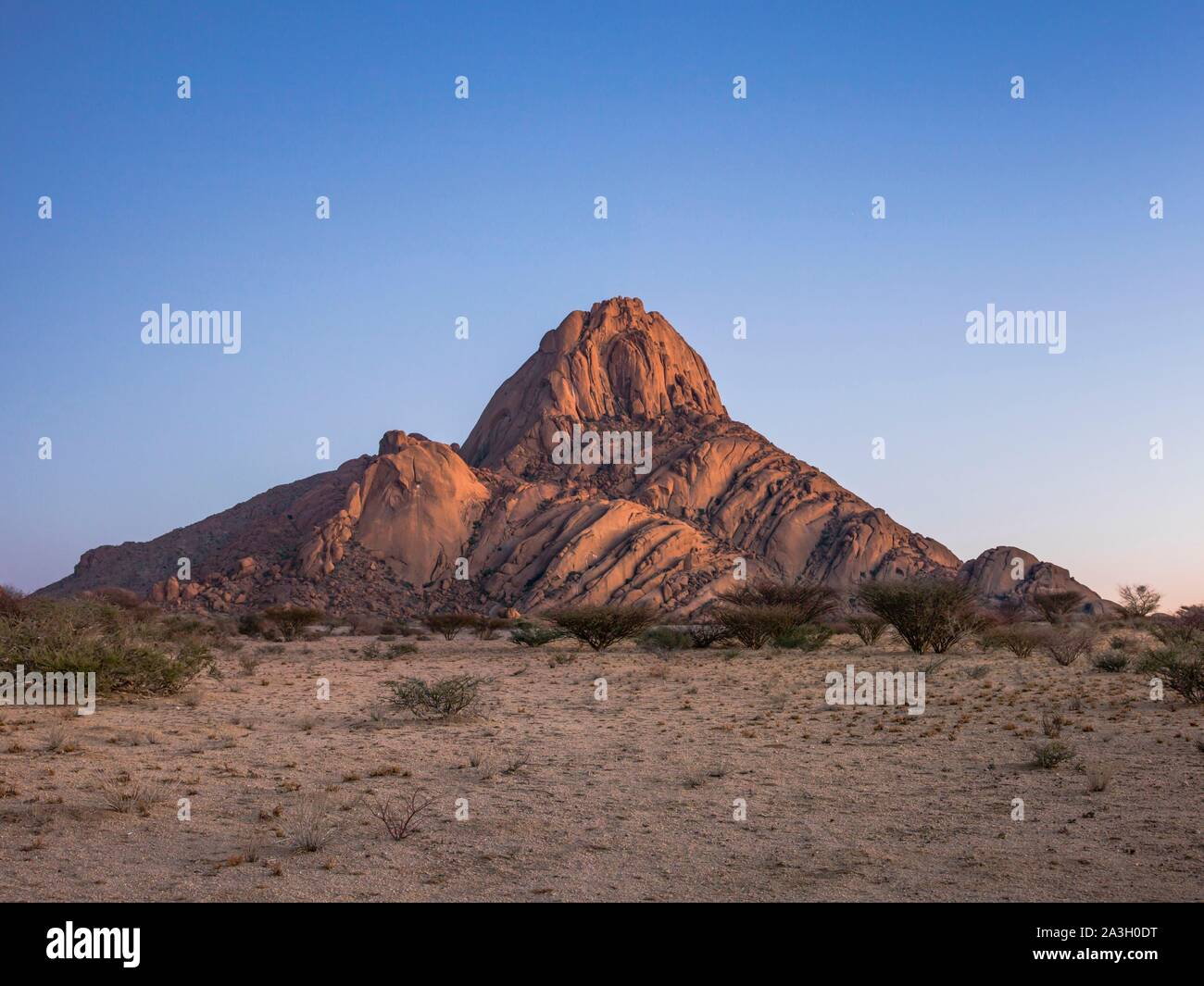 Namibia, Erongo province, Spitzkoppe nature reserve, Spitzkoppe mount ...