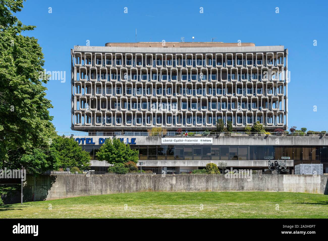 France, Seine Saint Denis, Bobigny, City Hall Stock Photo - Alamy