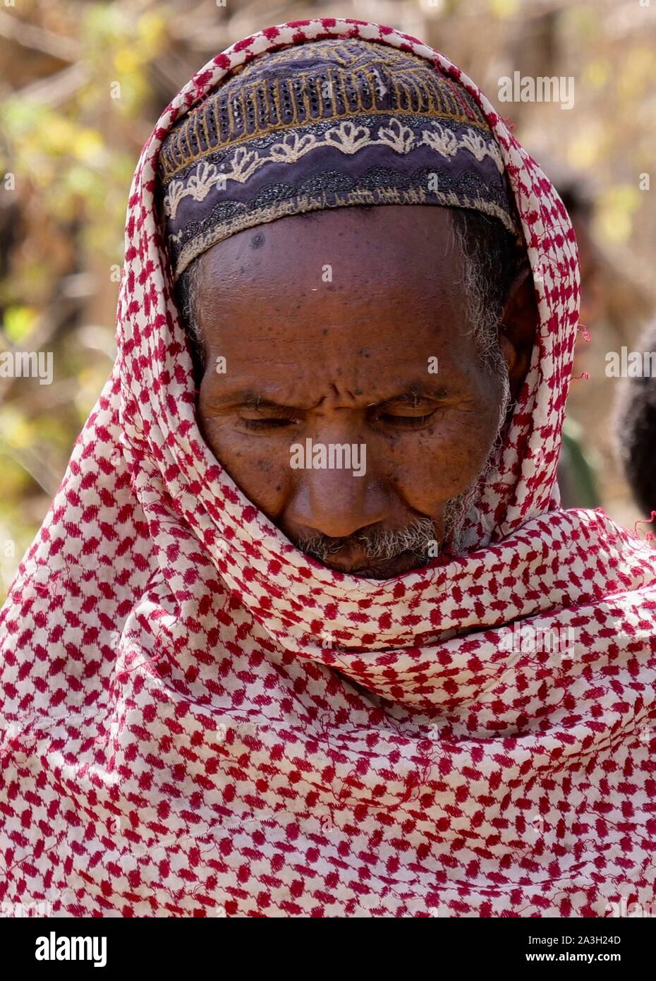 Ethiopia, Amhara region, portrait of a muslim man Stock Photo - Alamy