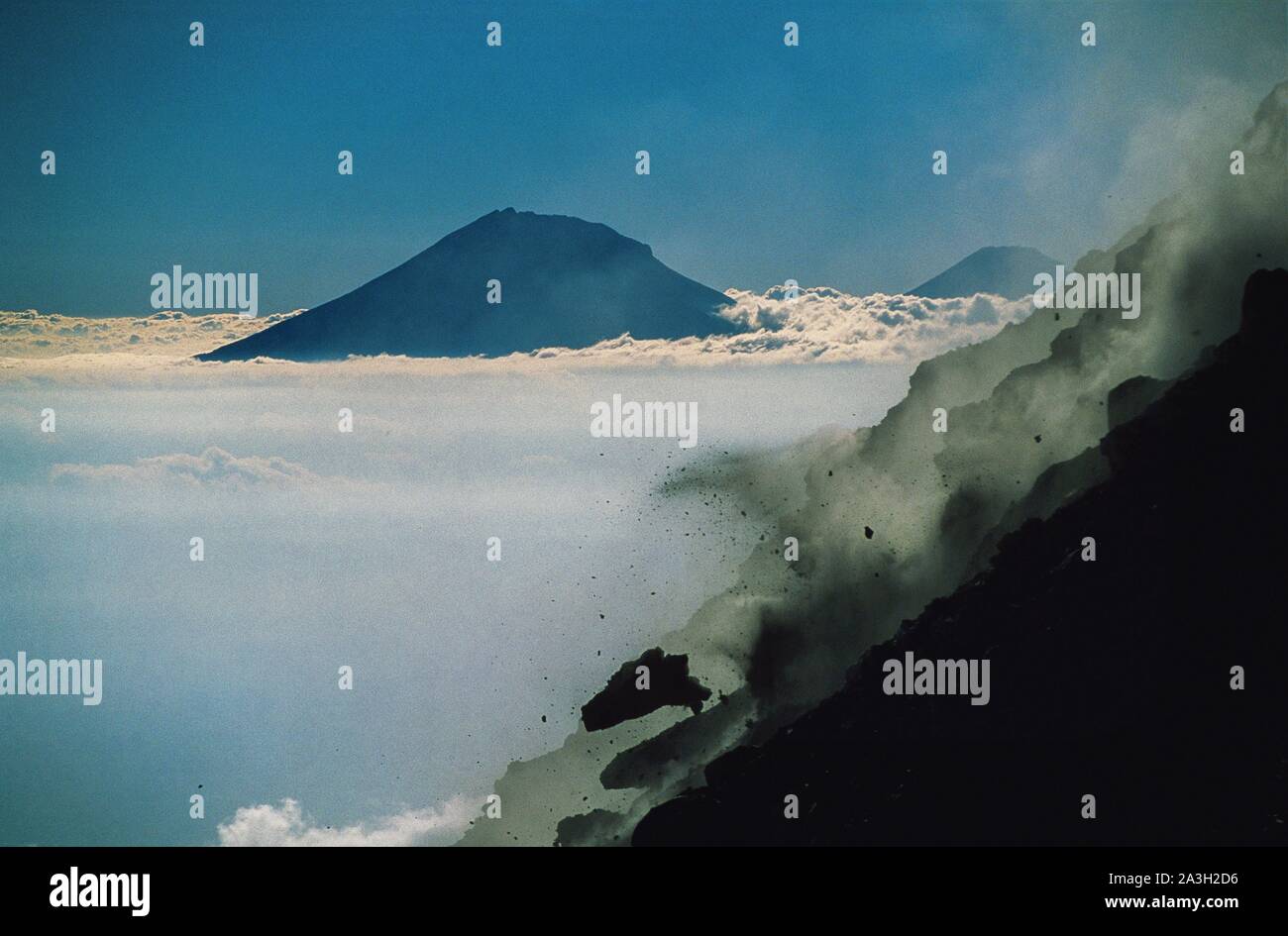 Indonesia, Central Java, Merapi Volcano Stock Photo - Alamy