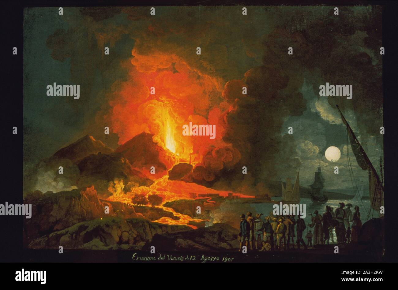 Pompeii eruption painting hi-res stock photography and images - Alamy