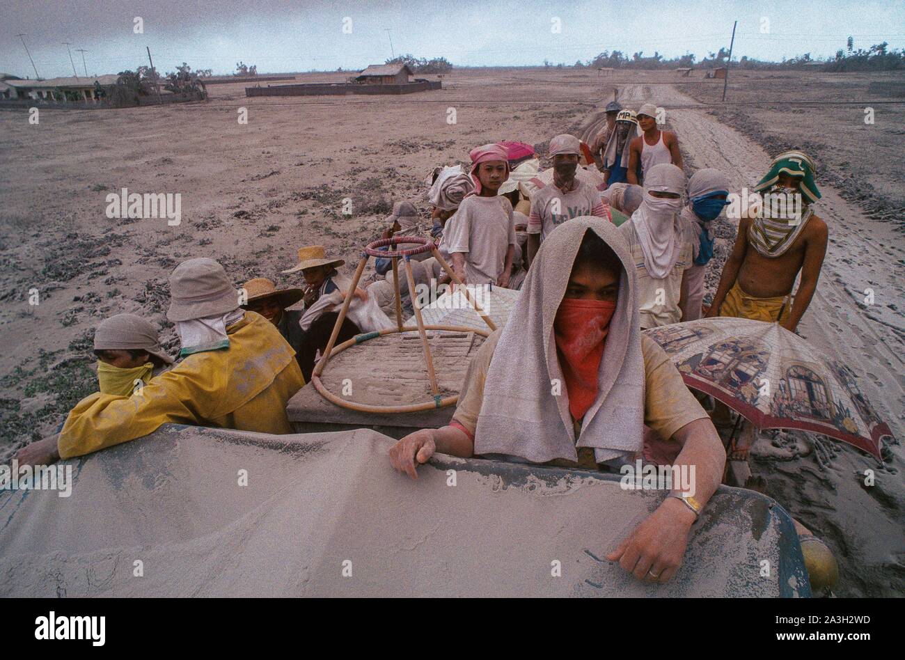 Philippines, Luzon Island, Pinatubo Volcano, 1991 Eruption of Pinatubo ...