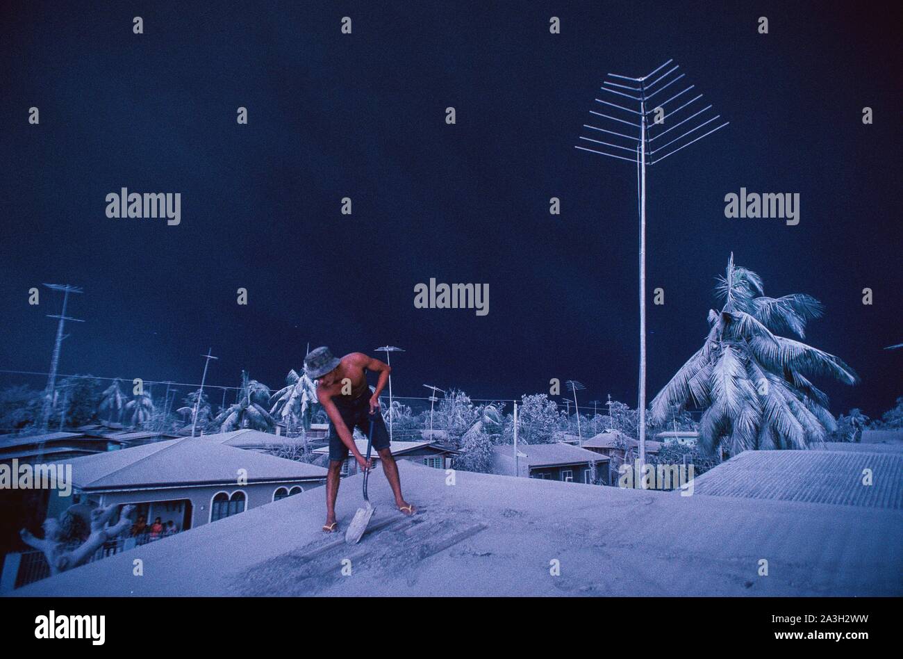 Philippines, Luzon Island, Pinatubo Volcano, 1991 Eruption of Pinatubo ...