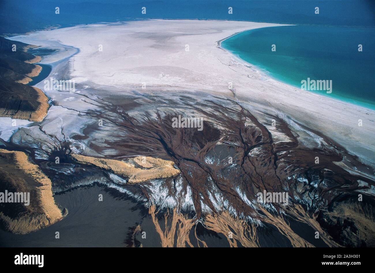 Assal lake aerial view hi-res stock photography and images - Alamy