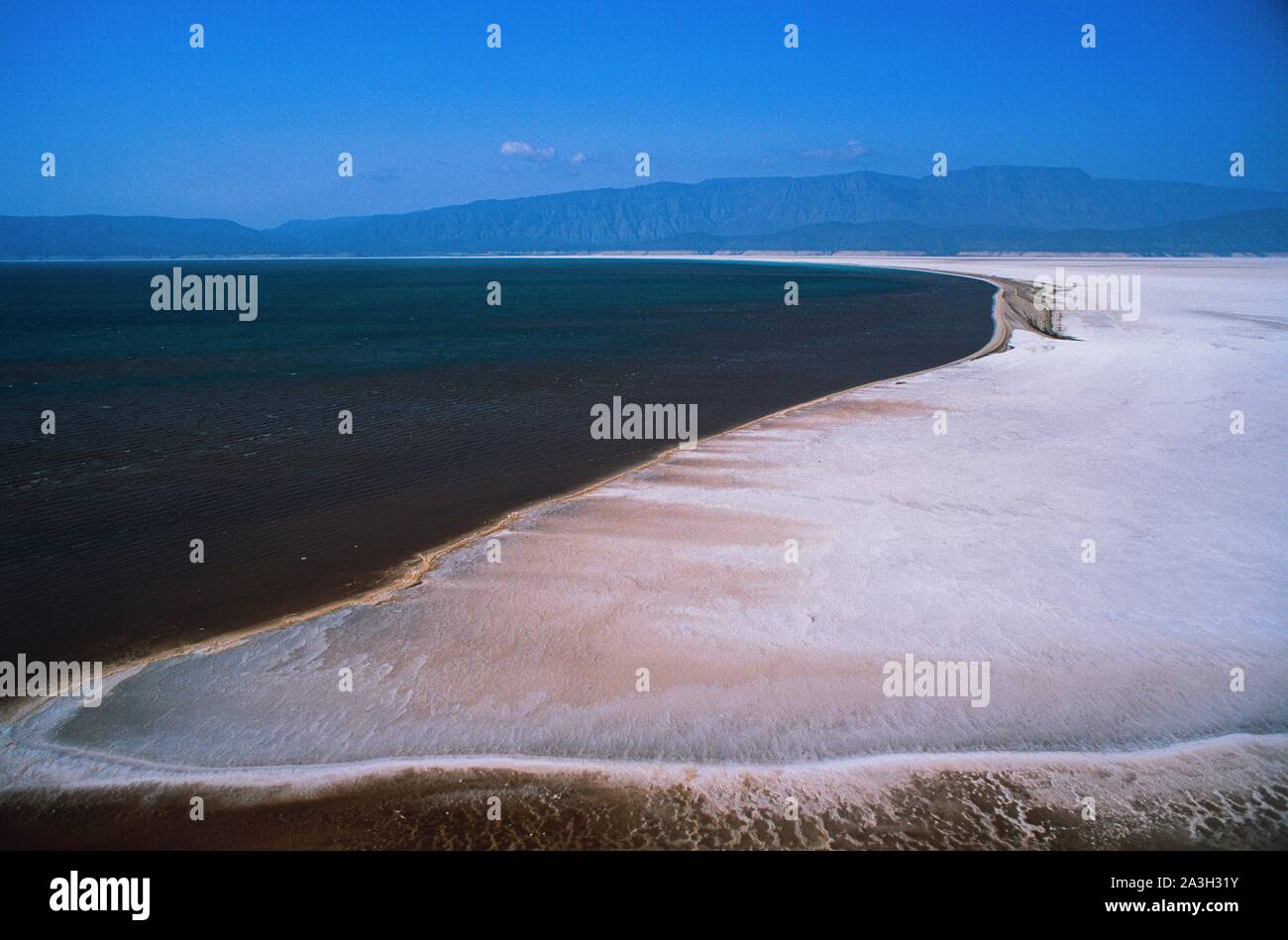 Assal lake aerial view hi-res stock photography and images - Alamy