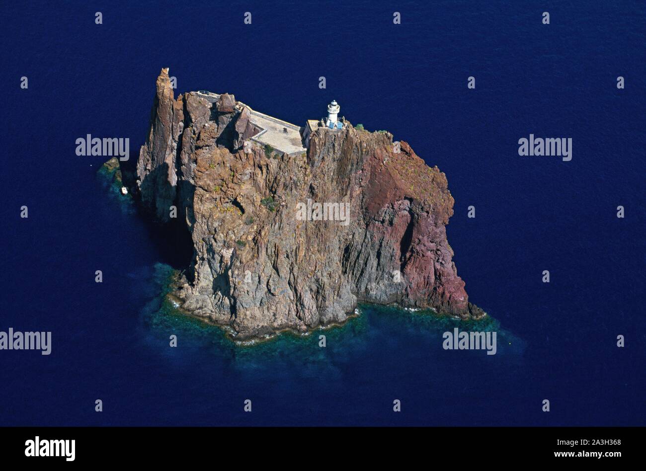 Sicily stromboli aerial view hi-res stock photography and images - Alamy