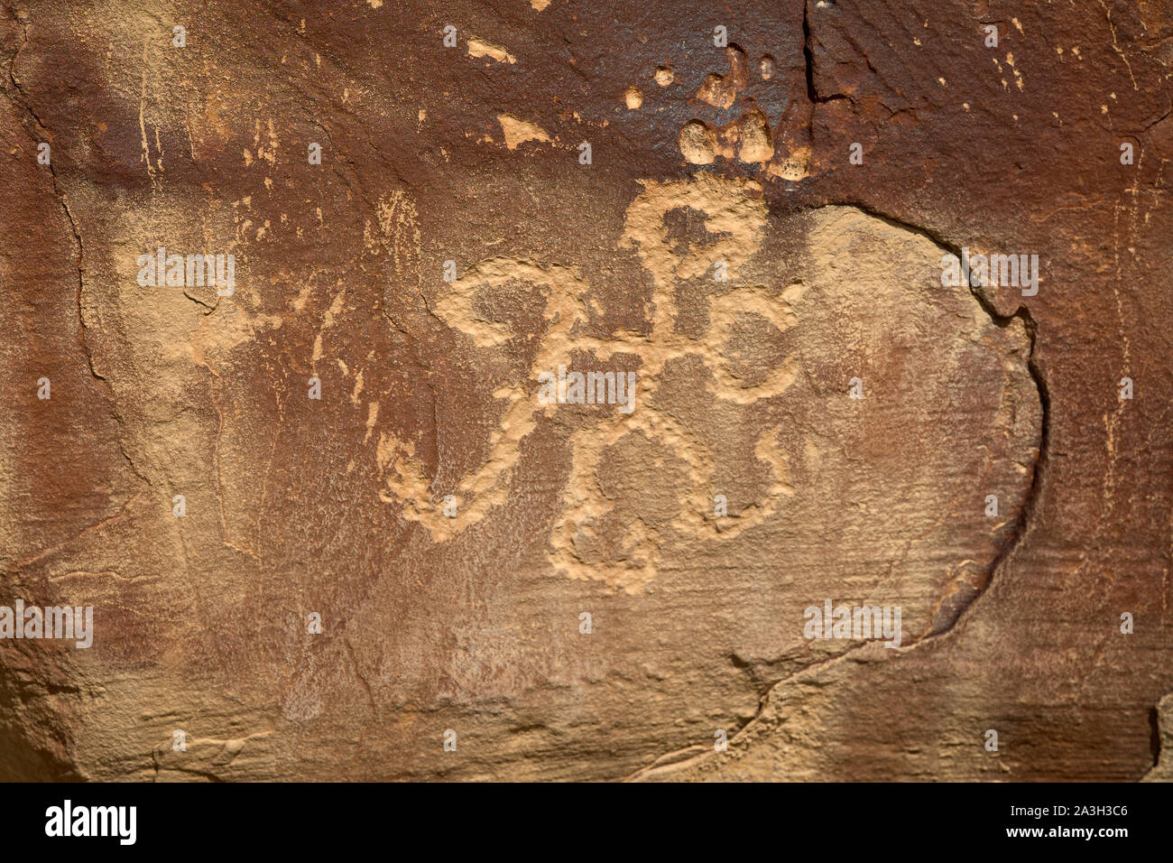 Native American Rock Art in Nine-mile Canyon, Utah, USA Stock Photo - Alamy