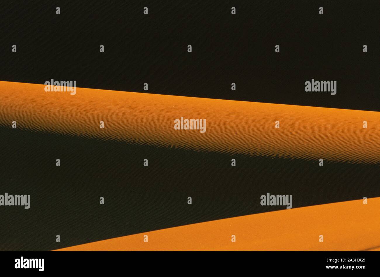 Algeria, Sahara, Djanet, Landscape of Erg Admer, Tassili n'Ajjer Stock ...