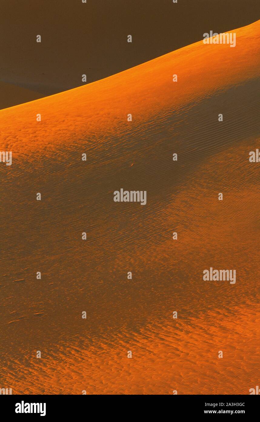 Algeria, Sahara, Djanet, Landscape of Erg Admer, Tassili n'Ajjer Stock ...