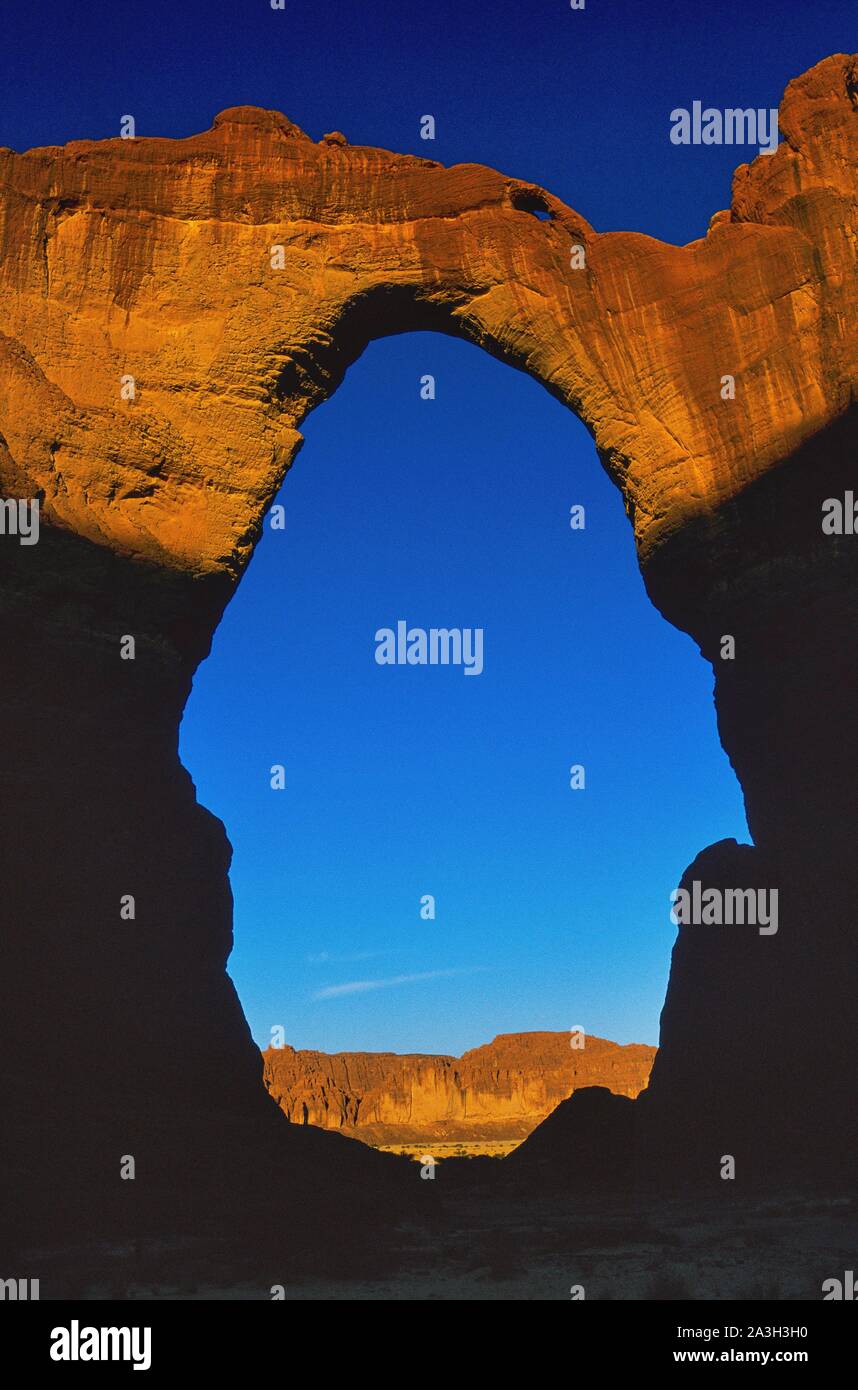 Chad, Ennedi, Sahara, Ark of Aloba Stock Photo - Alamy