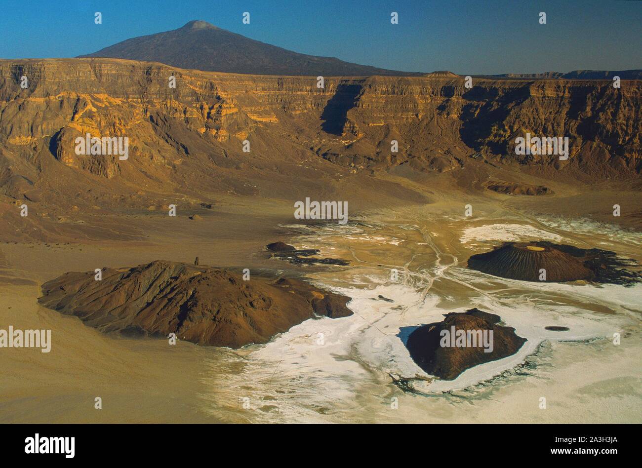 Chad, Tibesti, Sahara, Natron Volcano, Tibesti Stock Photo - Alamy