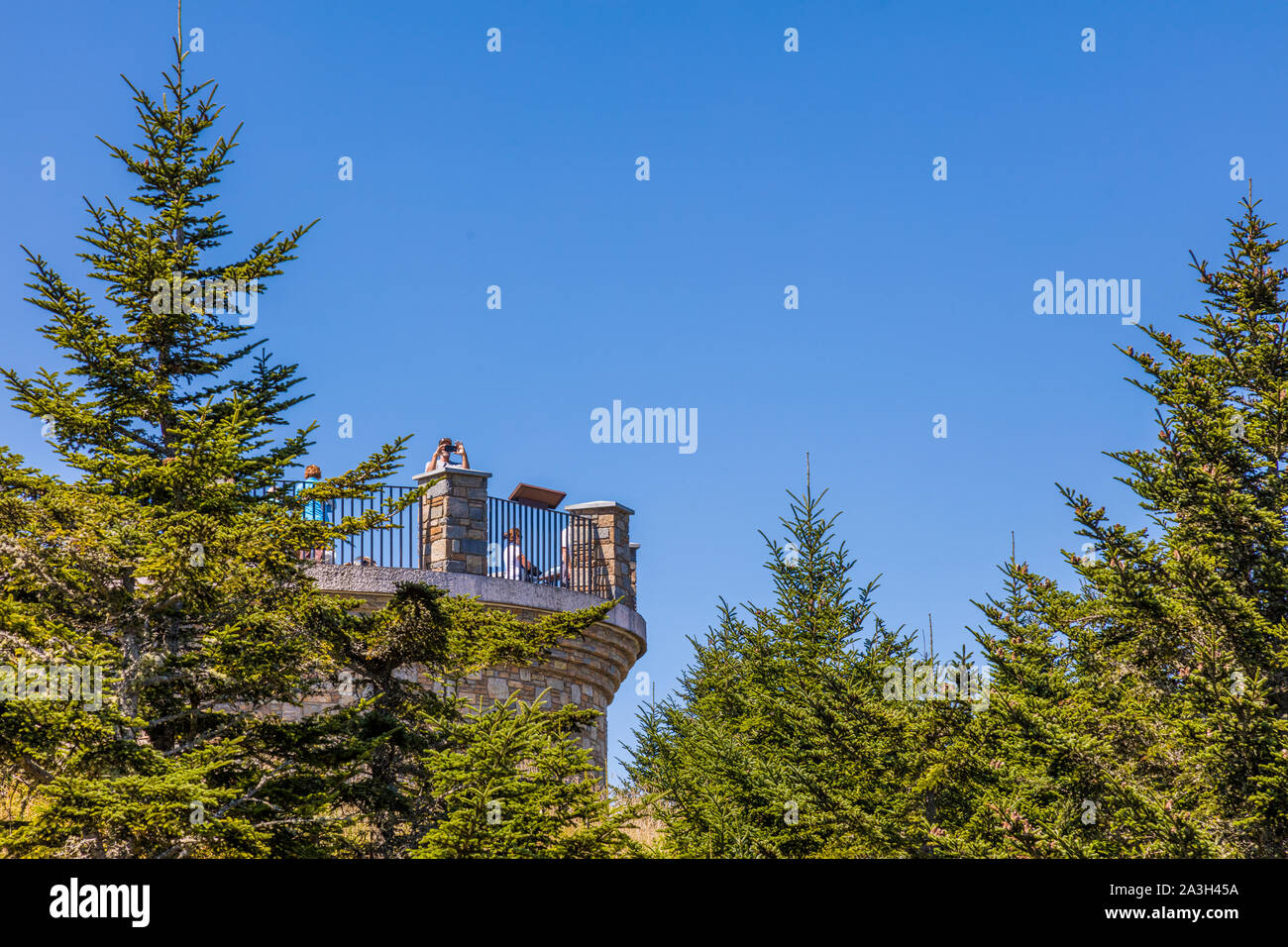 Summit of mount mitchell usa hi-res stock photography and images - Alamy