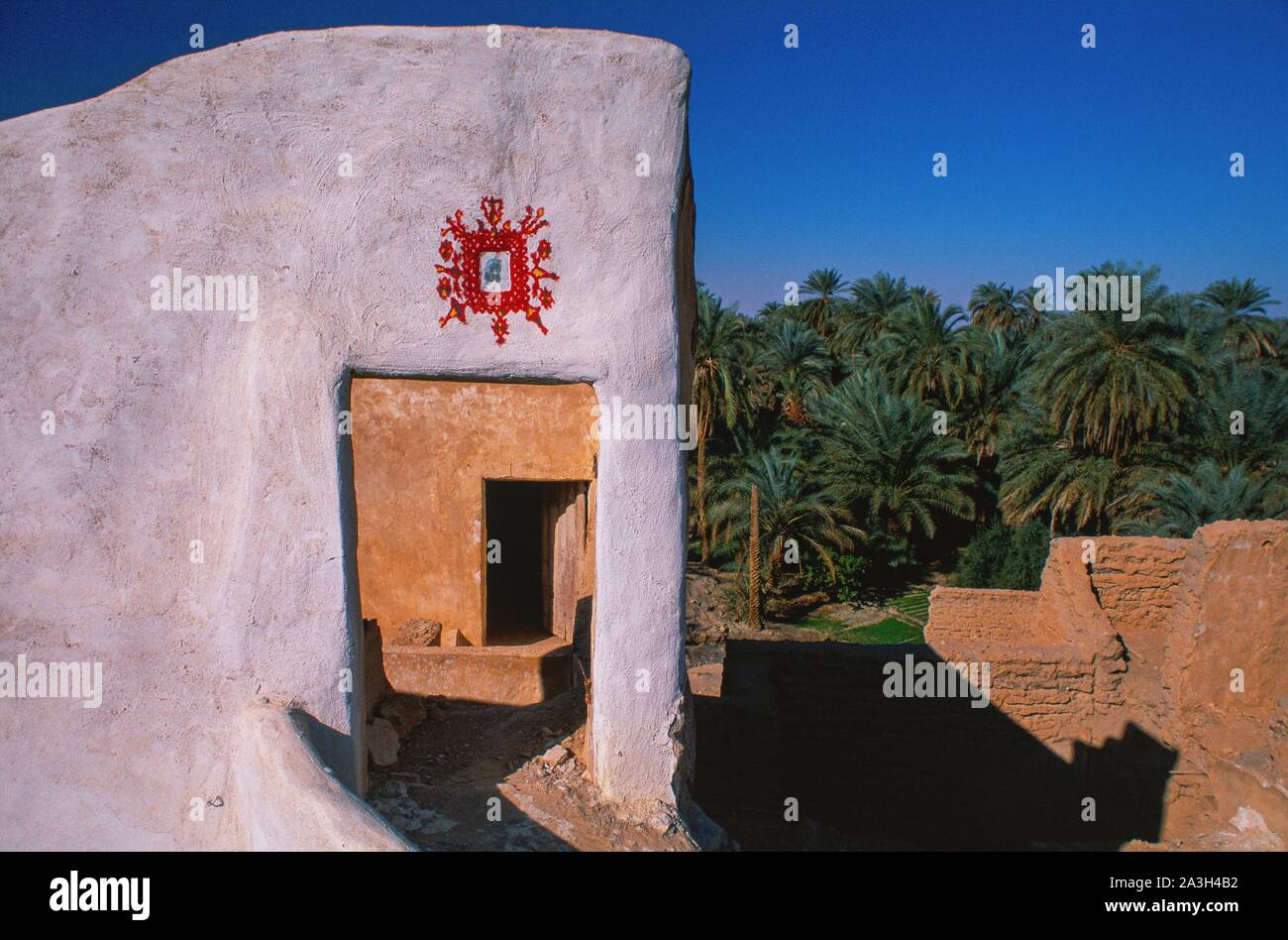 Libya, Sahara, Old Ghadames Oasis Stock Photo - Alamy