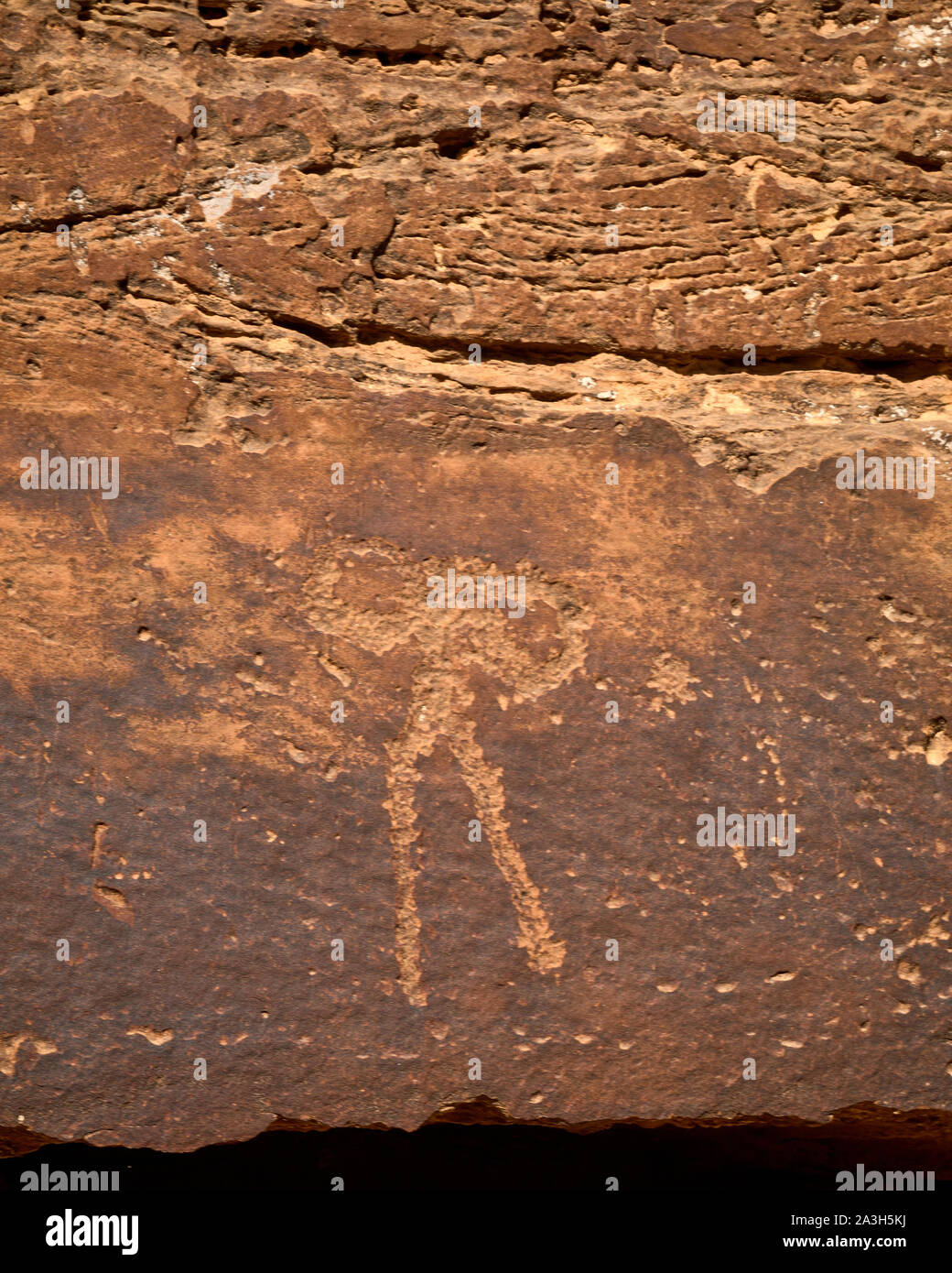 Native American Rock Art in Nine-mile Canyon, Utah, USA Stock Photo - Alamy