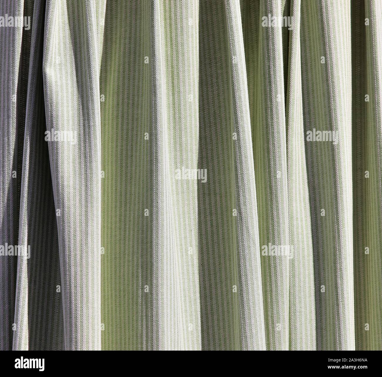 Colorful detailed fabric textures of different cloth types in a close ...