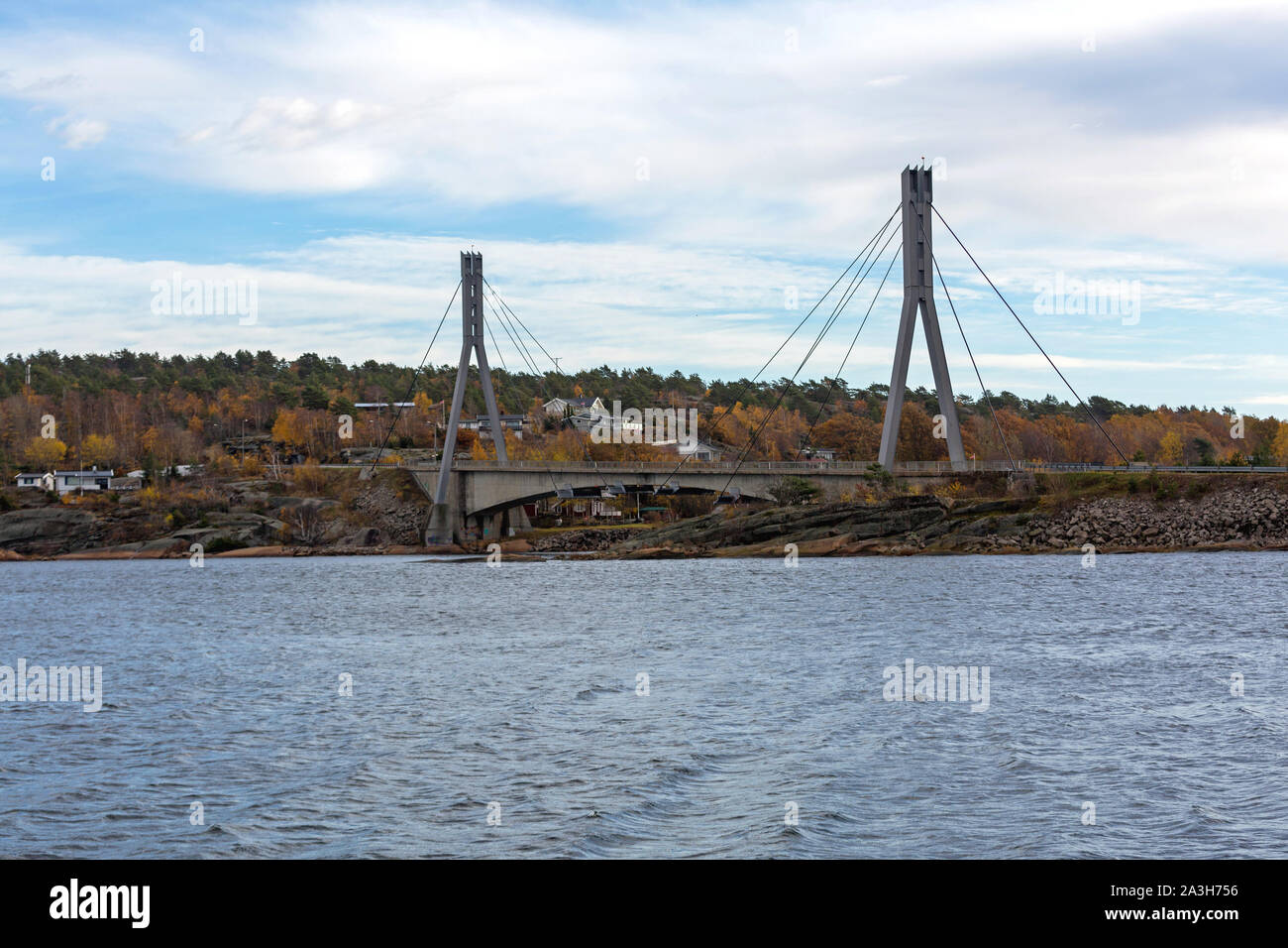 Hvalerporten Road Bridge to Hvaler Island in Norway Stock Photo - Alamy