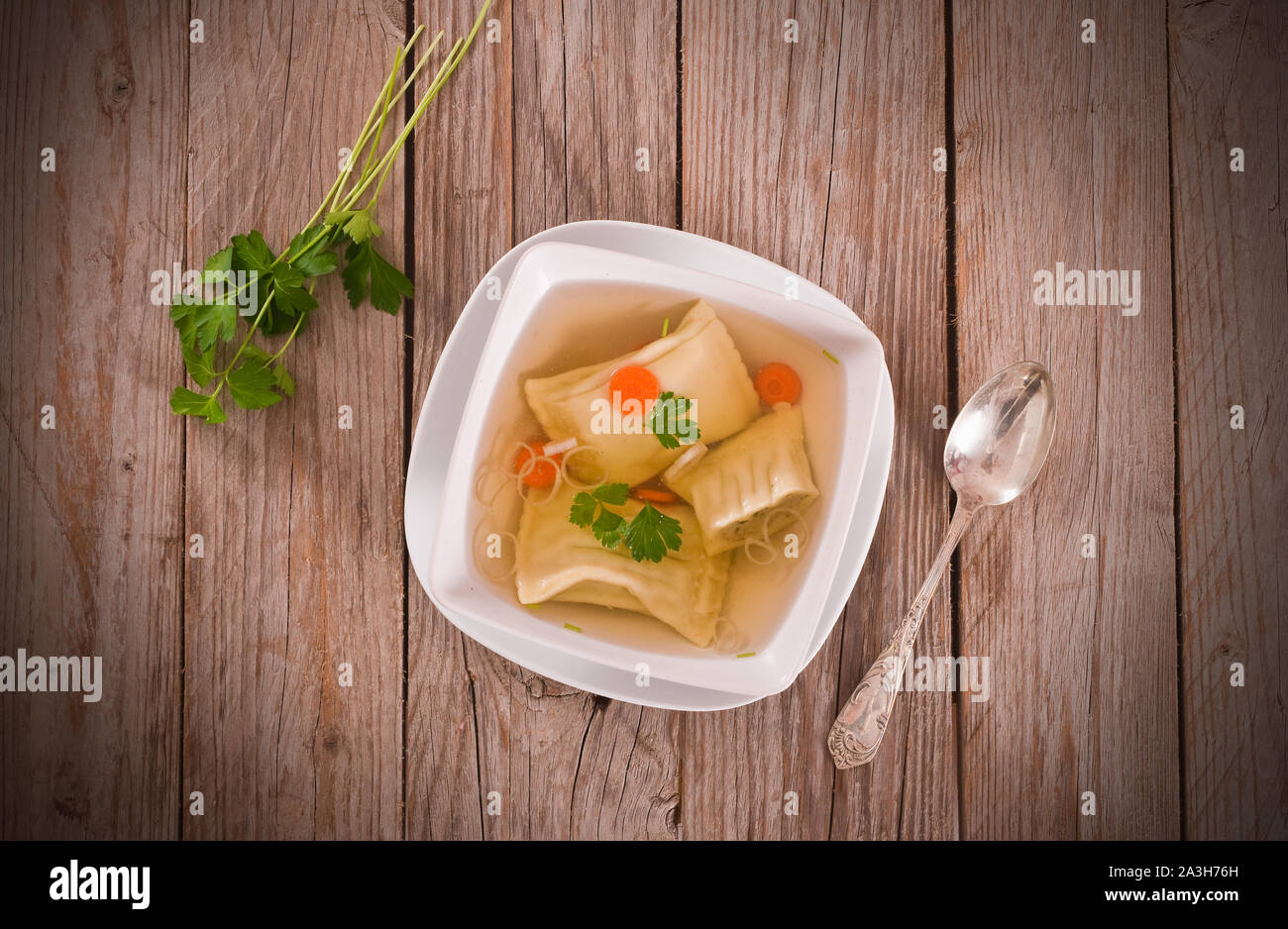 Maultaschen - swabian filled pasta ( ravioli Stock Photo - Alamy