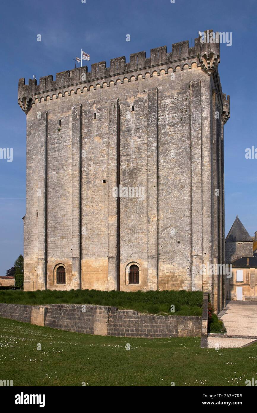 France, Charente Maritime, Pons, Keep of the old castle Stock Photo - Alamy