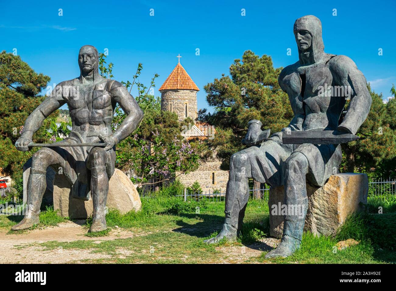 Memorial of georgian warrior heroes hi-res stock photography and images ...