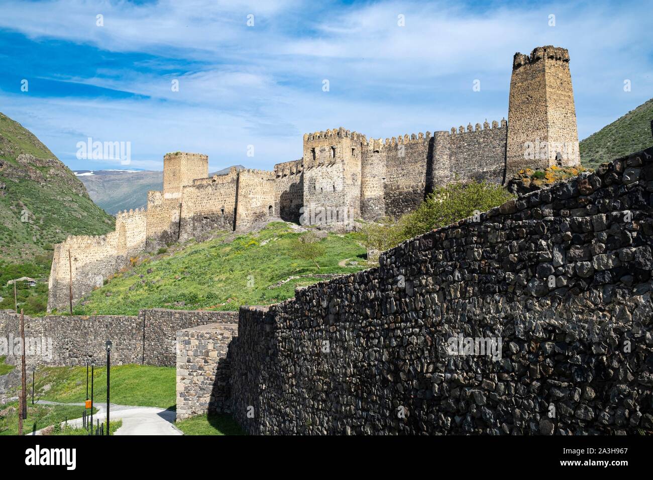 Georgia, Samtskhe-Javakheti region, the medieval Khertvisi fortress ...