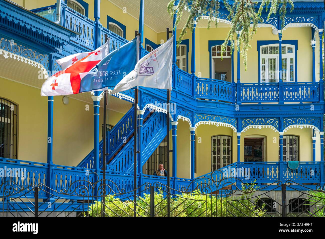 Georgia, Samtskhe-Javakheti region, Borjomi resort town, traditional ...