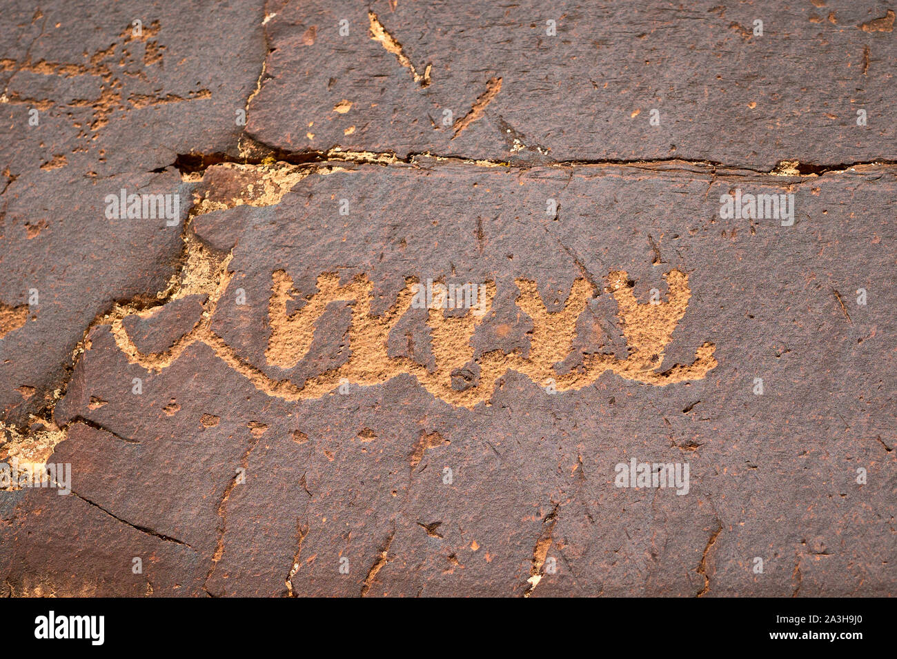 Native American Rock Art in Nine-mile Canyon, Utah, USA Stock Photo - Alamy