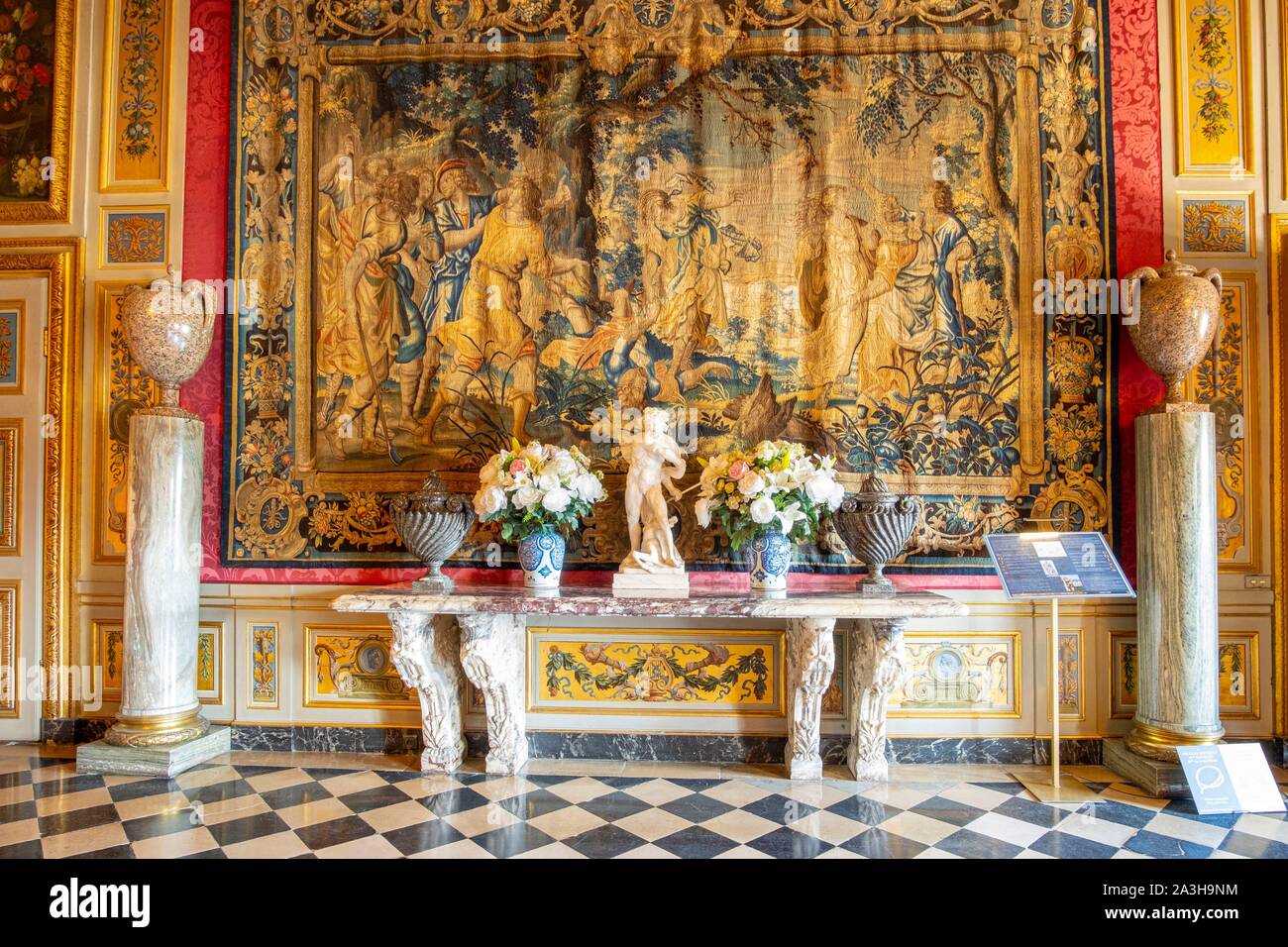 France, Seine et Marne, Maincy, the castle of Vaux le Vicomte ...