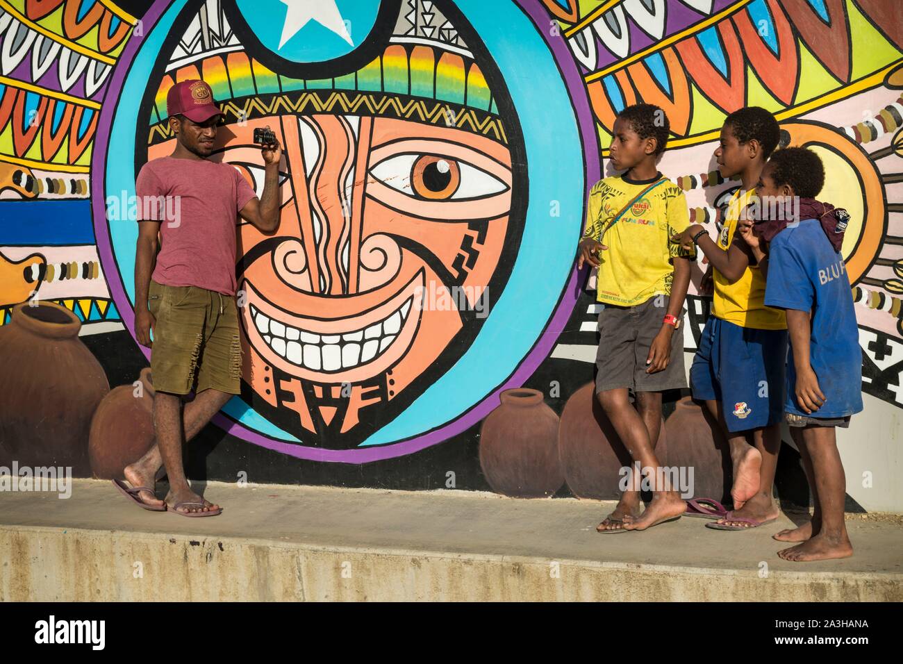/Papua-New-Guinea, national Capitale district, Port Moresby, Konedobu ...