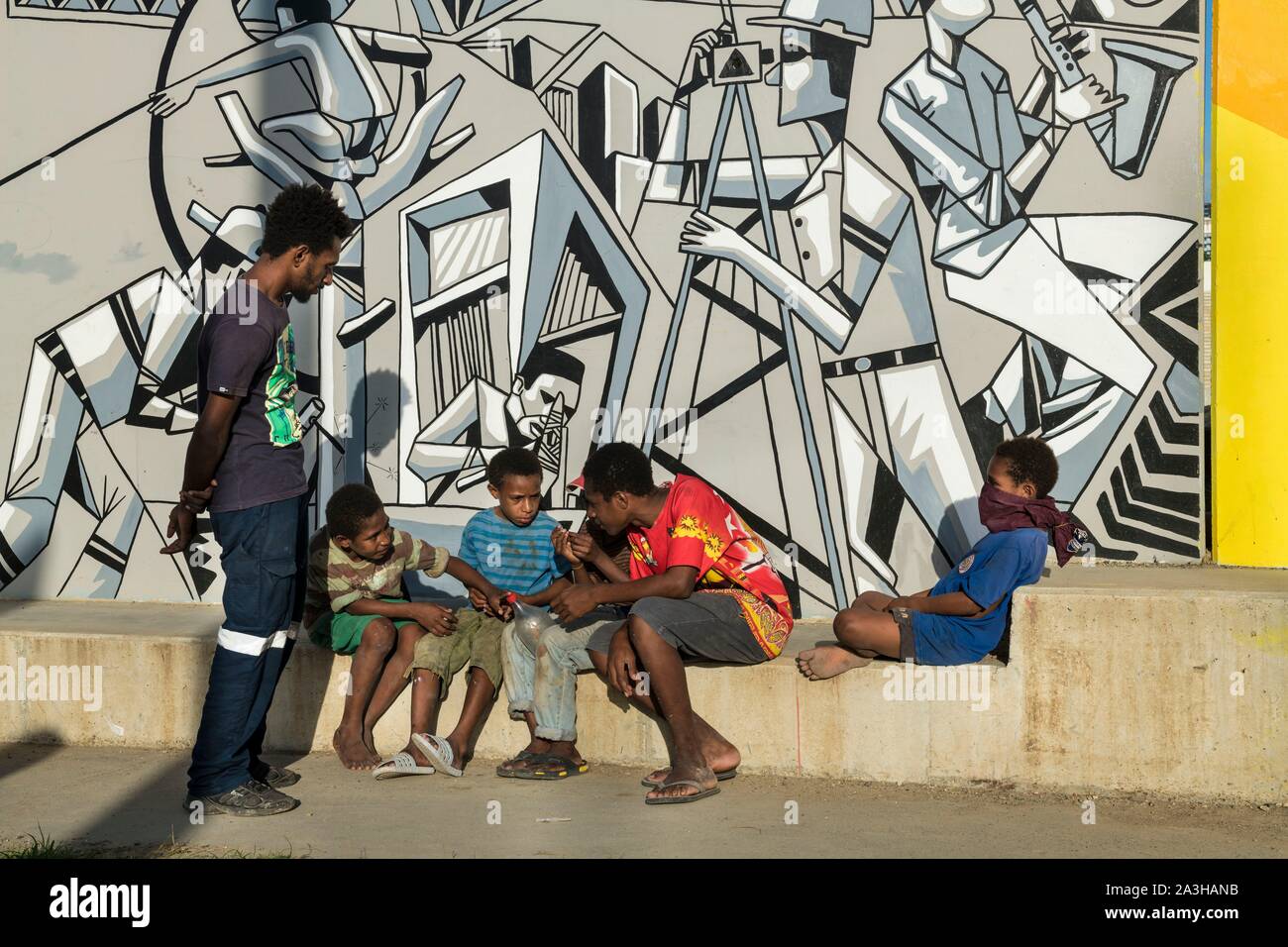 /Papua-New-Guinea, national Capitale district, Port Moresby, Konedobu ...
