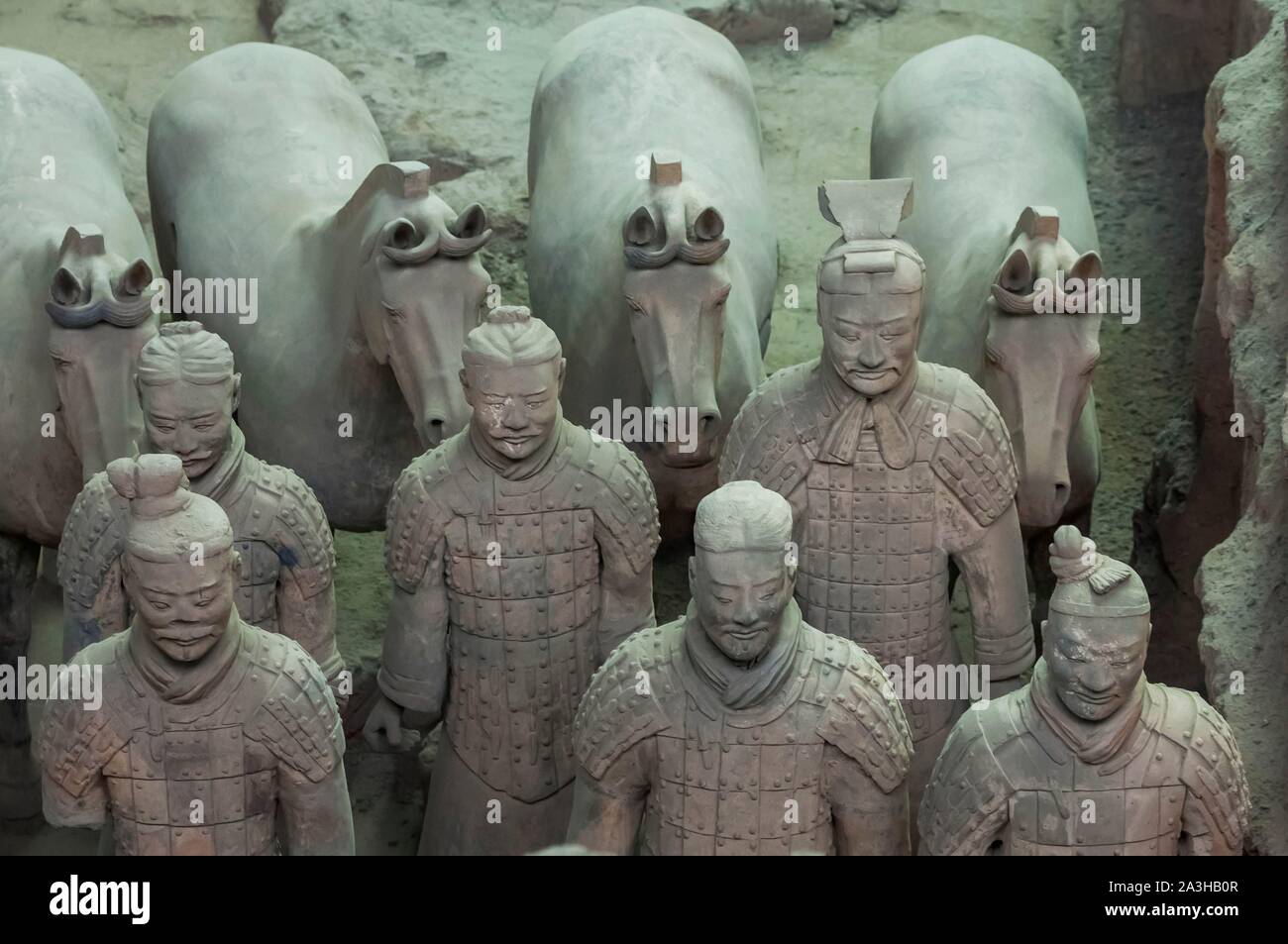 China, Xian, army of clay of Qin Shi Huang, first chinese emperor, 3rd ...