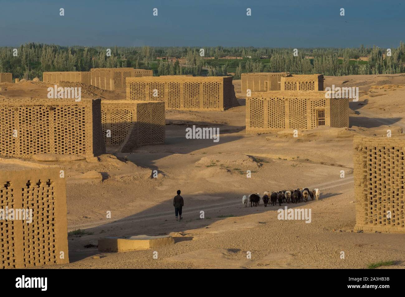 Turfan oasis hi-res stock photography and images - Alamy