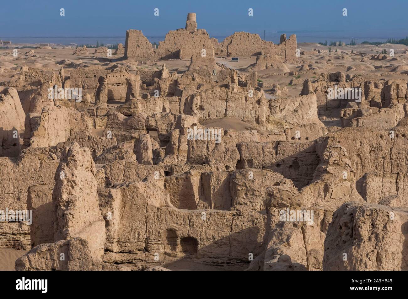 China, Xinjiang autonomous region, Turfan or Turpan, ruined ancient ...