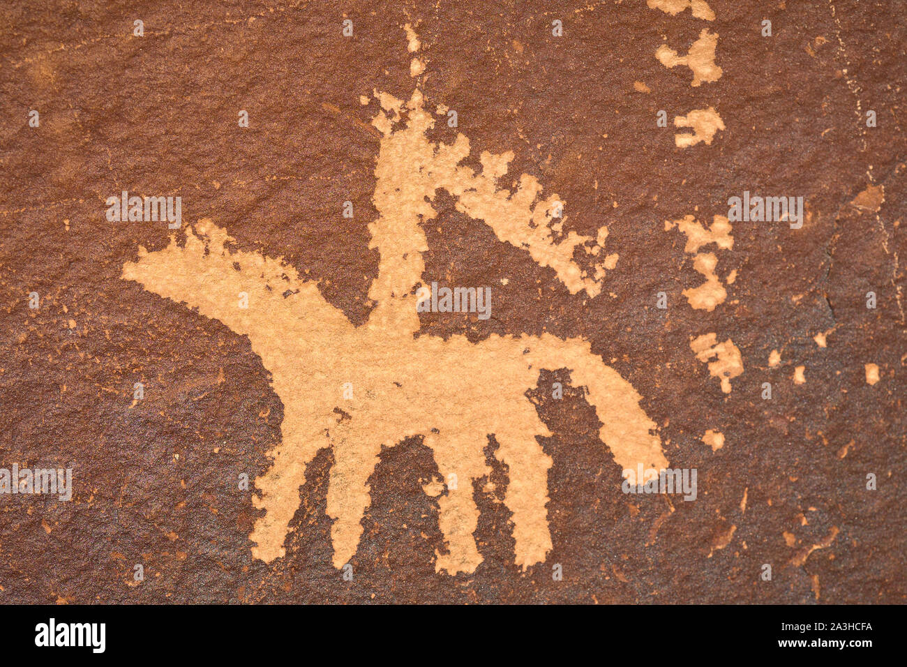Native American Rock Art in Nine-mile Canyon, Utah, USA Stock Photo - Alamy