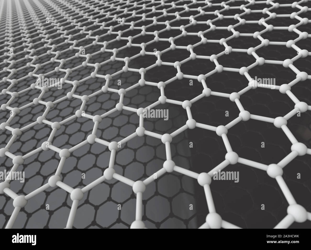 Graphene crystal lattice abstract background Stock Photo - Alamy