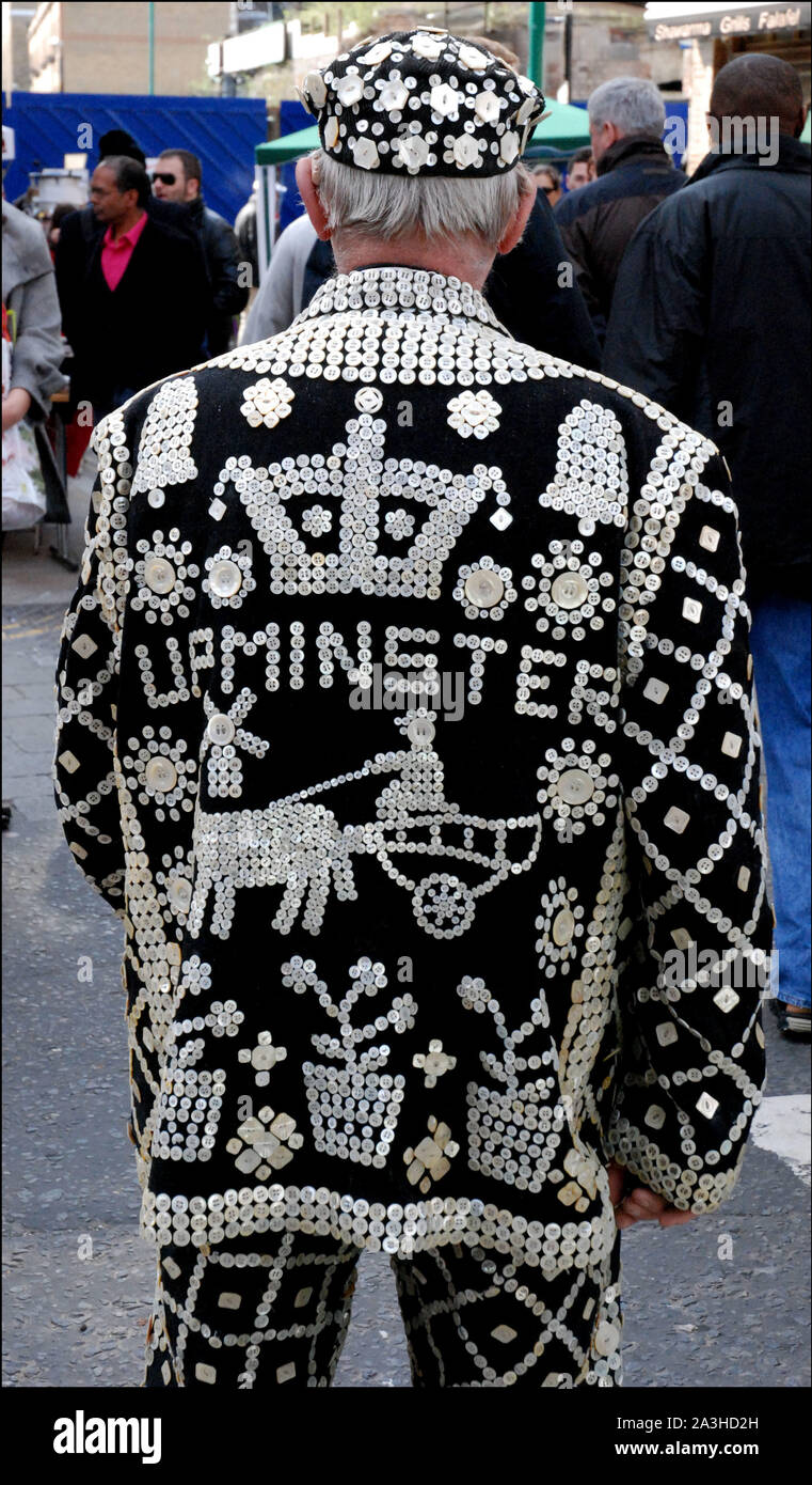 Pearly King, London, England, U.K Stock Photo - Alamy