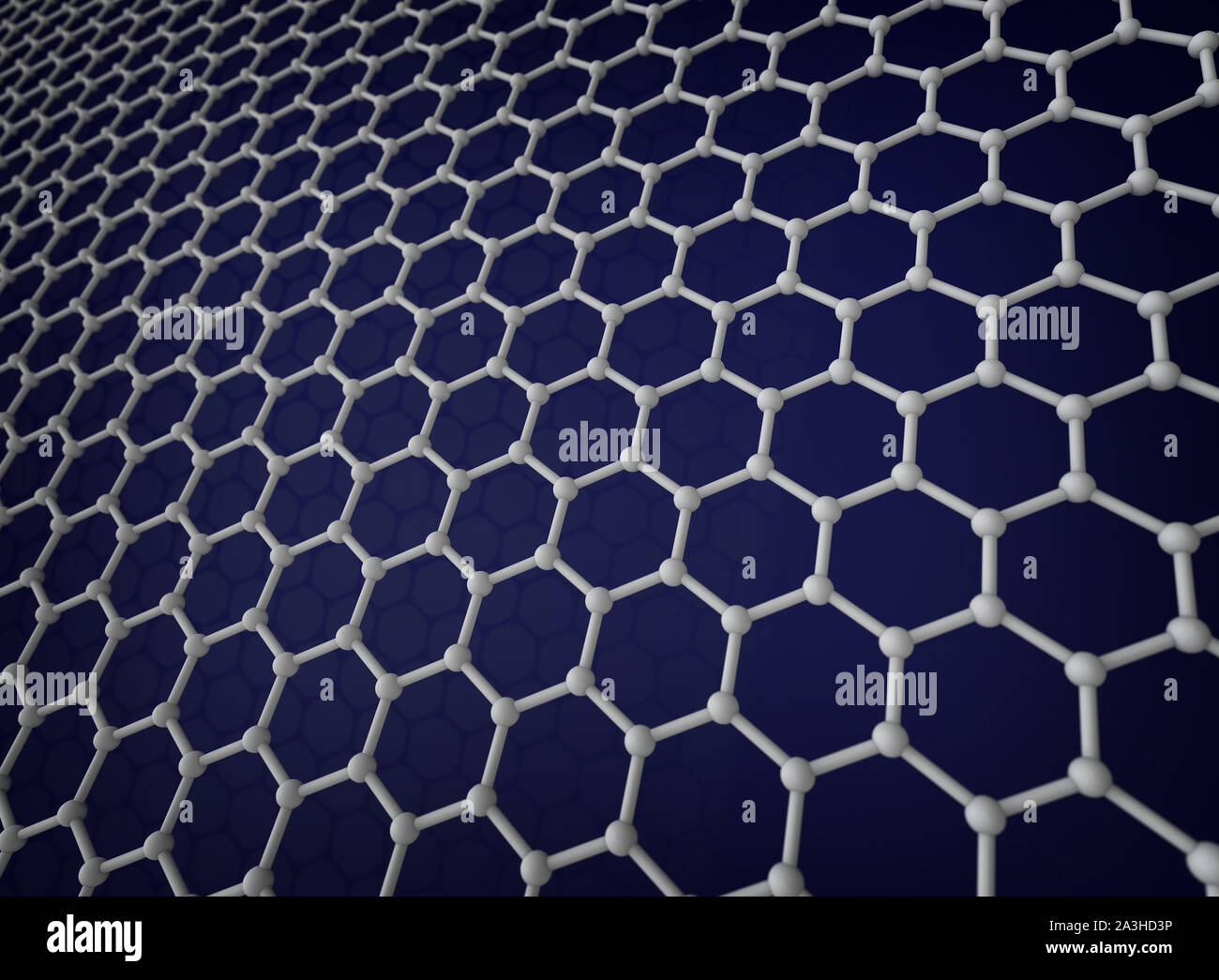 Graphene crystal lattice abstract background Stock Photo - Alamy