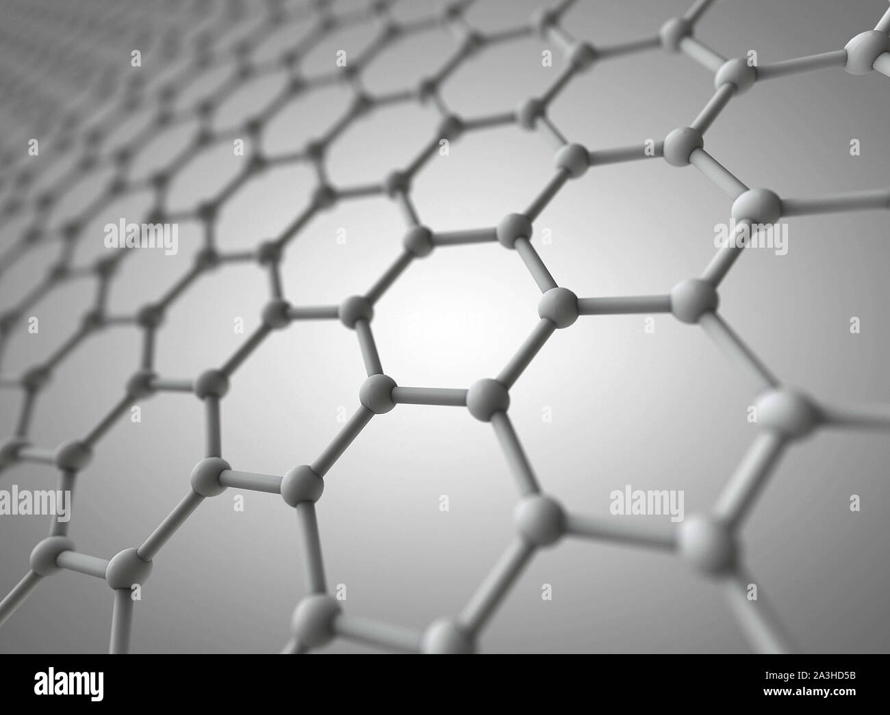 Graphene crystal lattice abstract background Stock Photo - Alamy
