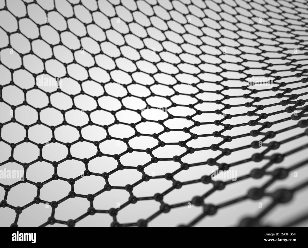 Graphene crystal lattice abstract background Stock Photo - Alamy
