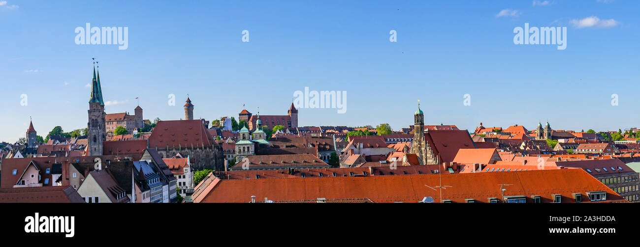 Panorama famous castle nuremberg hi-res stock photography and images ...