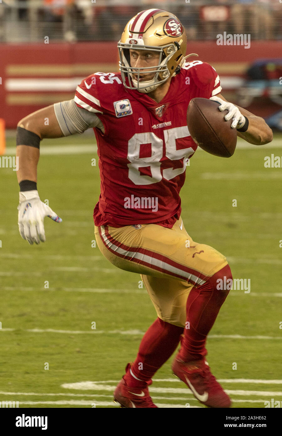 October 7, 2019, Santa Clara, California, U.S: San Francisco 49ers ...
