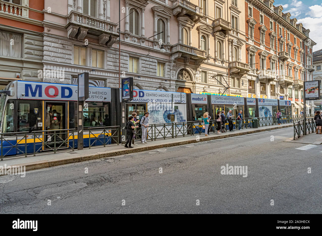 Turin bus stop hi-res stock photography and images - Alamy