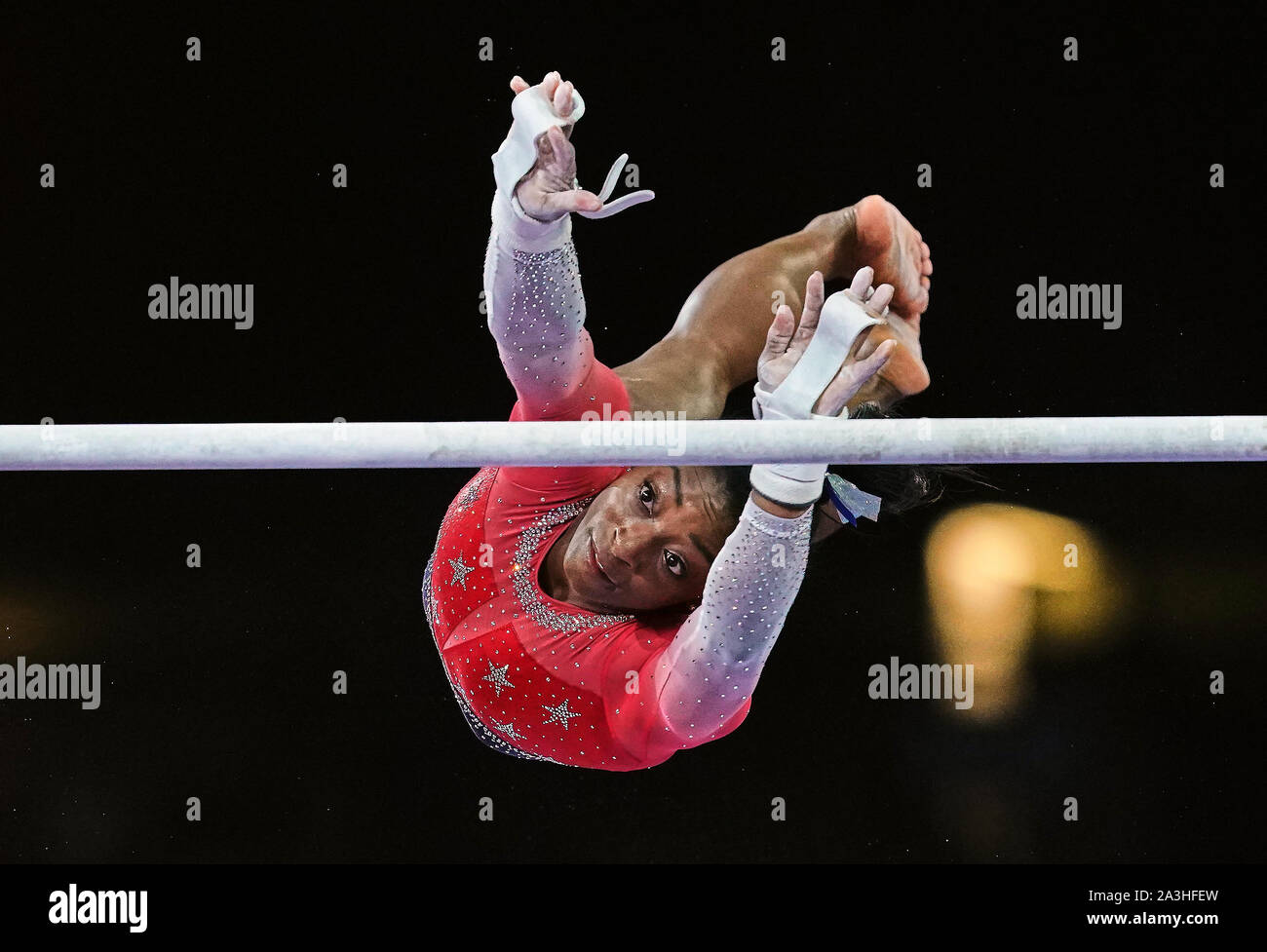 Stuttgart, Germany. 8th Oct, 2019. Simone Biles of United States of ...