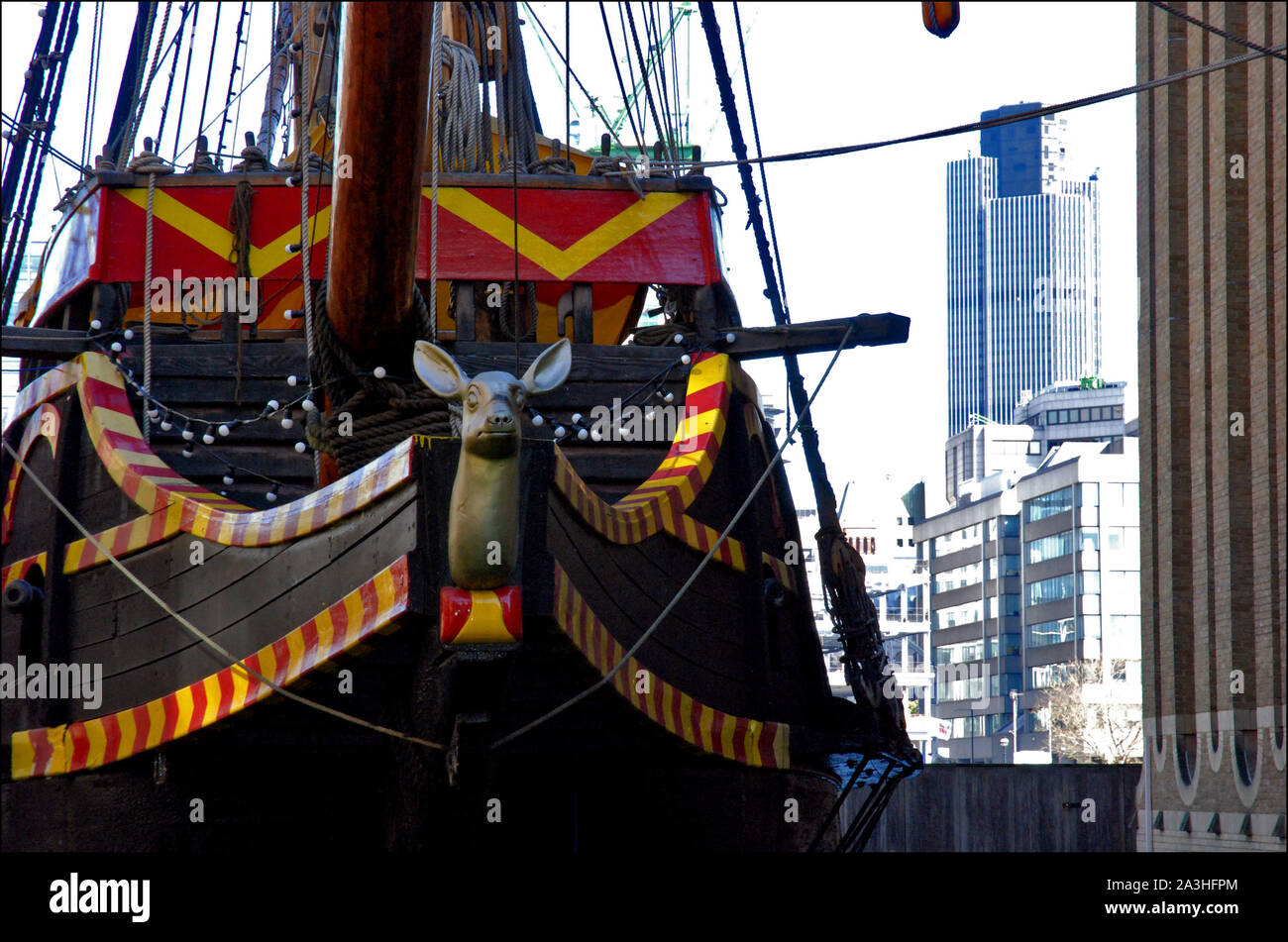Golden hinde replica hi-res stock photography and images - Alamy