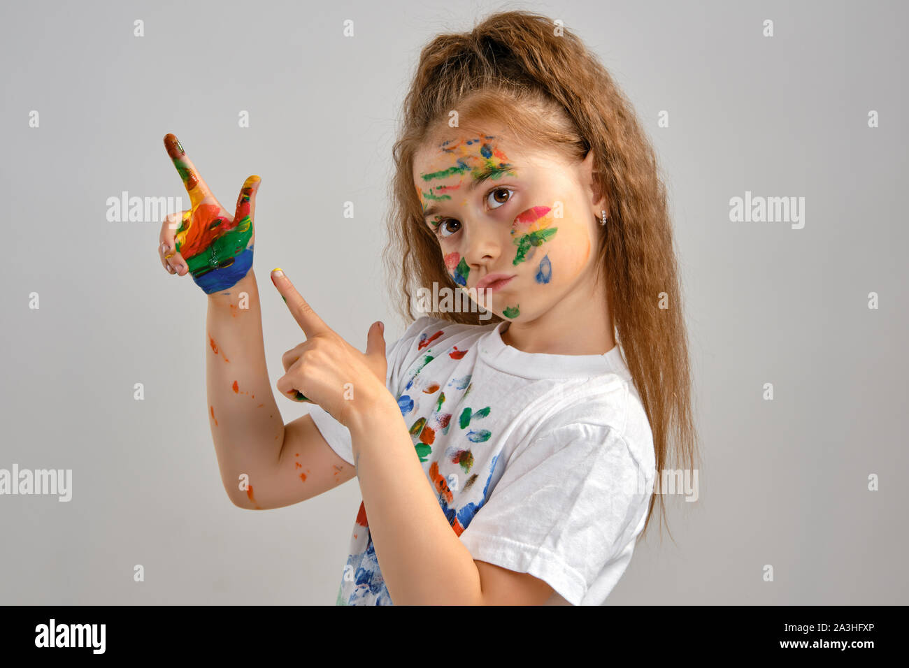 Handprint Child High Resolution Stock Photography and Images - Alamy
